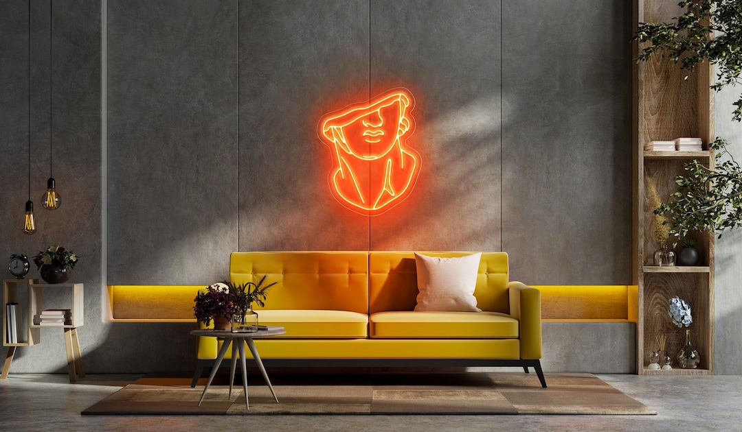 Ancient Greek Sculptures Neon Neon Sign, Greek David Neon Sign, Art ...