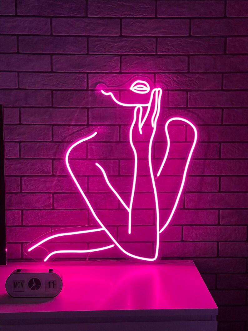 Body Neon Sign ,girl Body Neon Sign, Woman Neon Sign, Lady Neon Sign ...