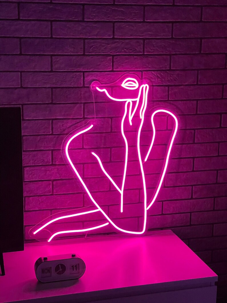 Body Neon Sign ,girl Body Neon Sign, Woman Neon Sign, Lady Neon Sign ...