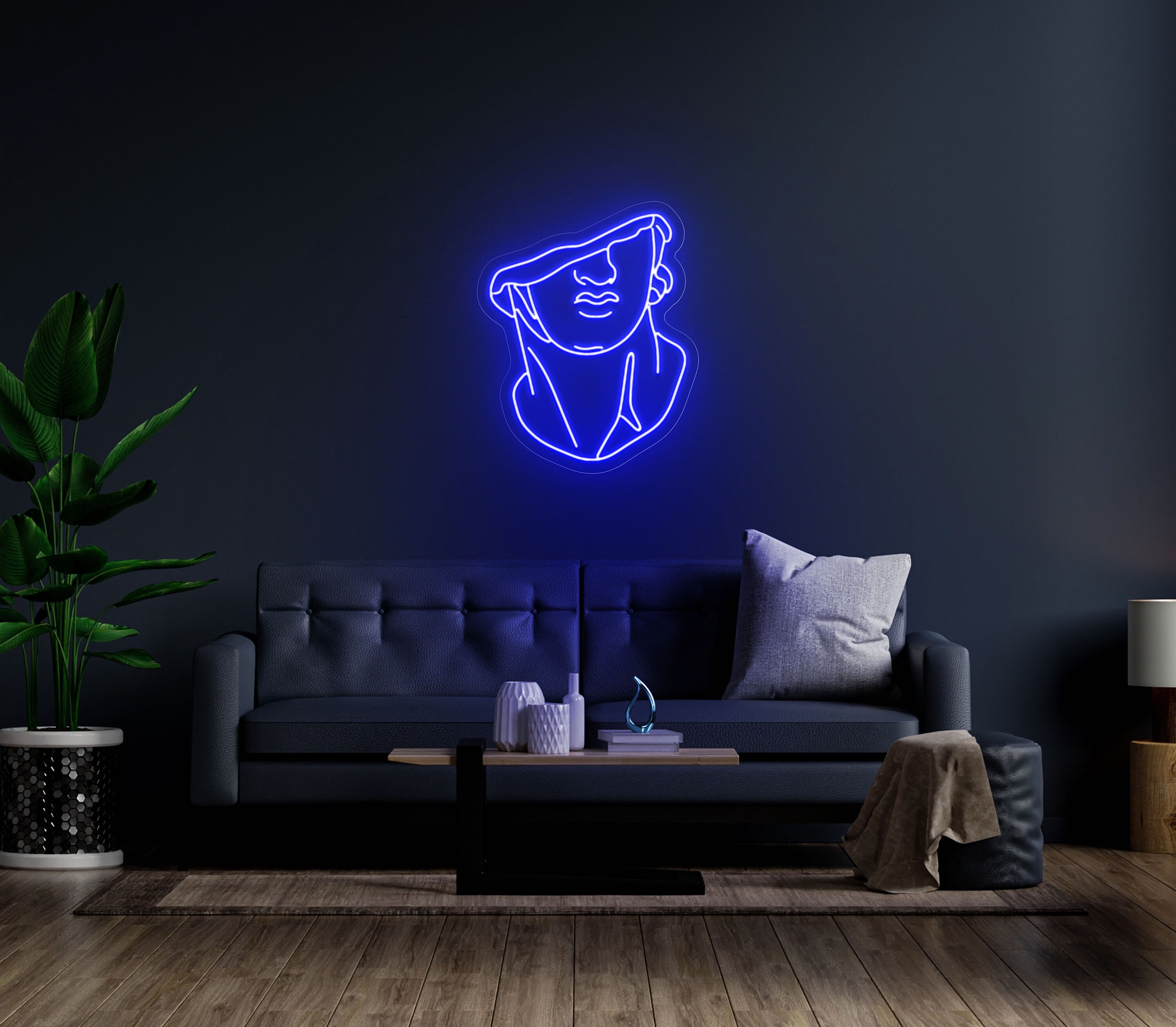 Ancient Greek Sculptures Neon Neon Sign Greek David Neon - Etsy