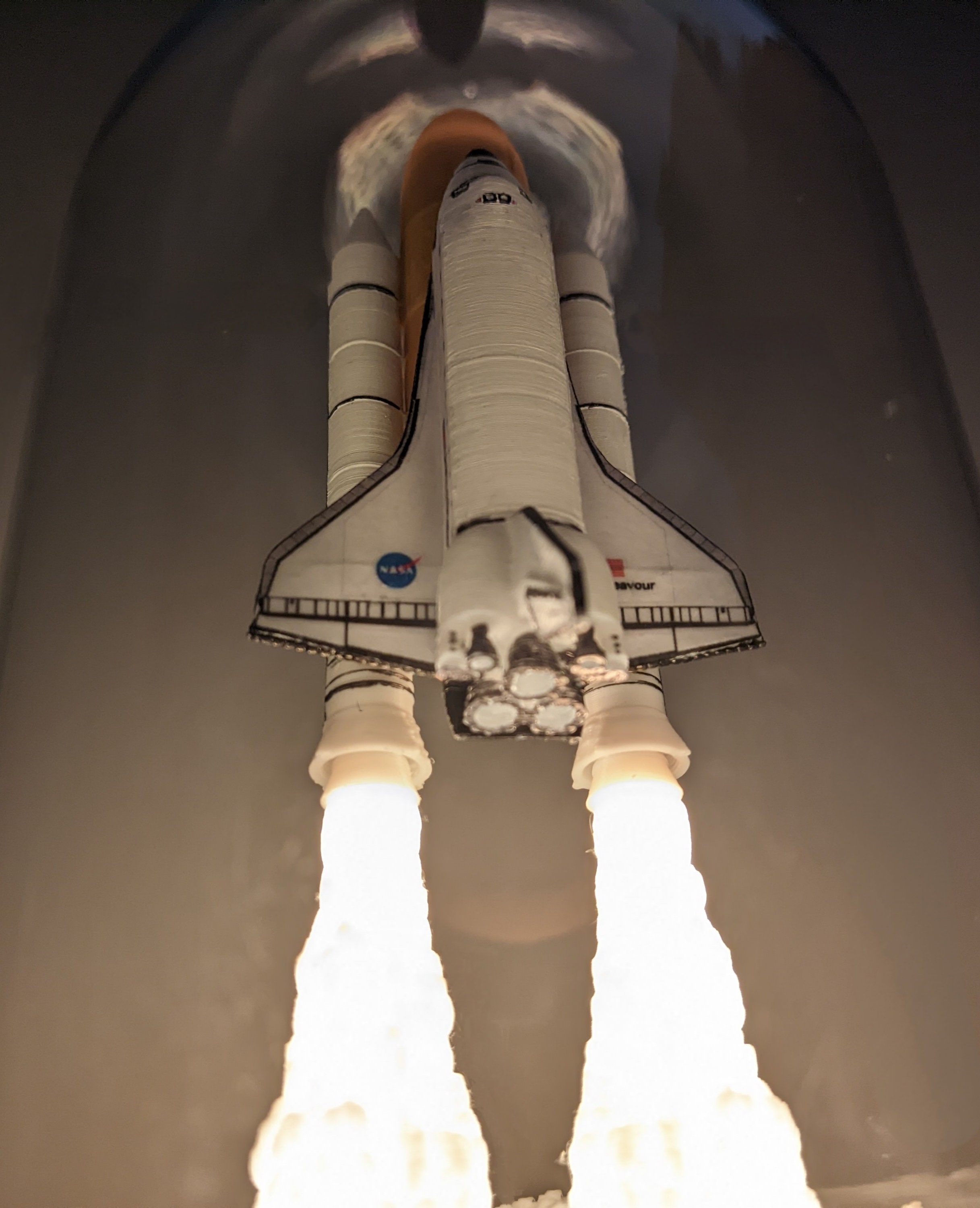 Nasa Space Shuttle Launch Diorama Desk Lamp - Etsy