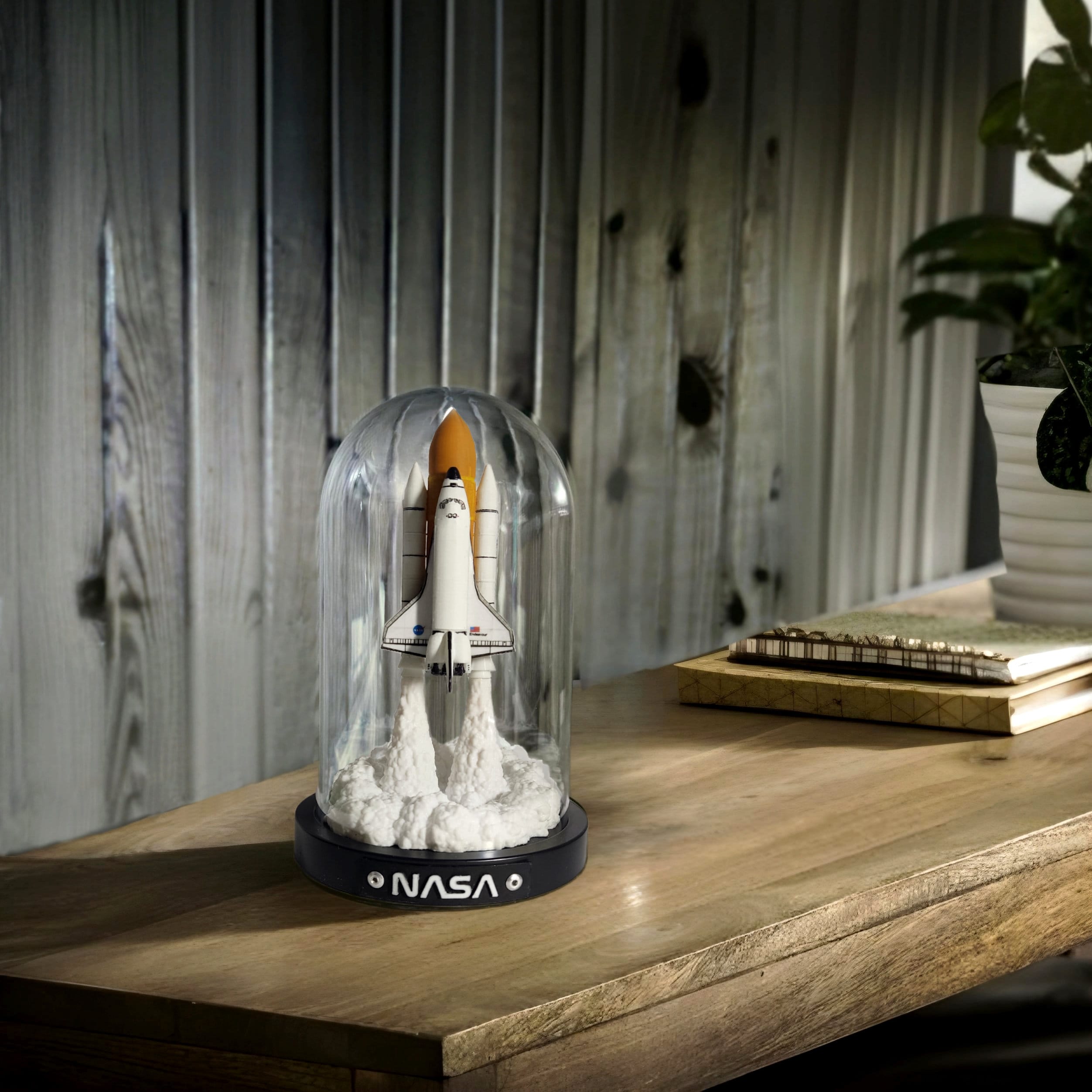 Nasa Space Shuttle Launch Diorama Desk Lamp - Etsy