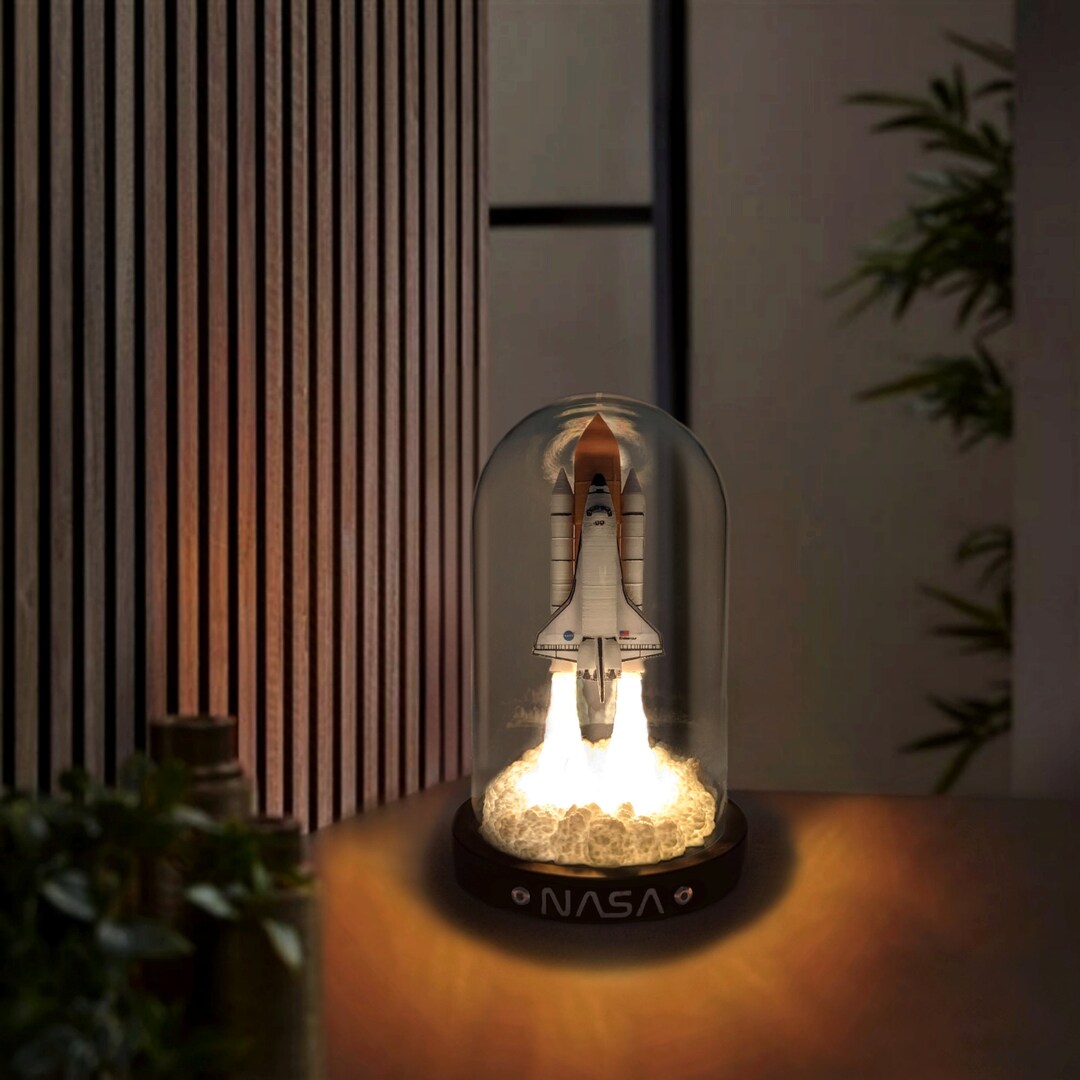 Nasa Space Shuttle Launch Diorama Desk Lamp - Etsy UK