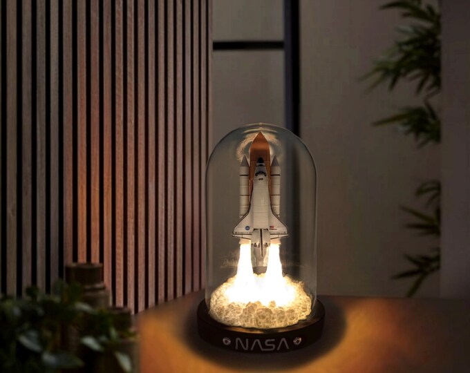 Nasa Space Shuttle Launch Diorama Desk Lamp - Etsy