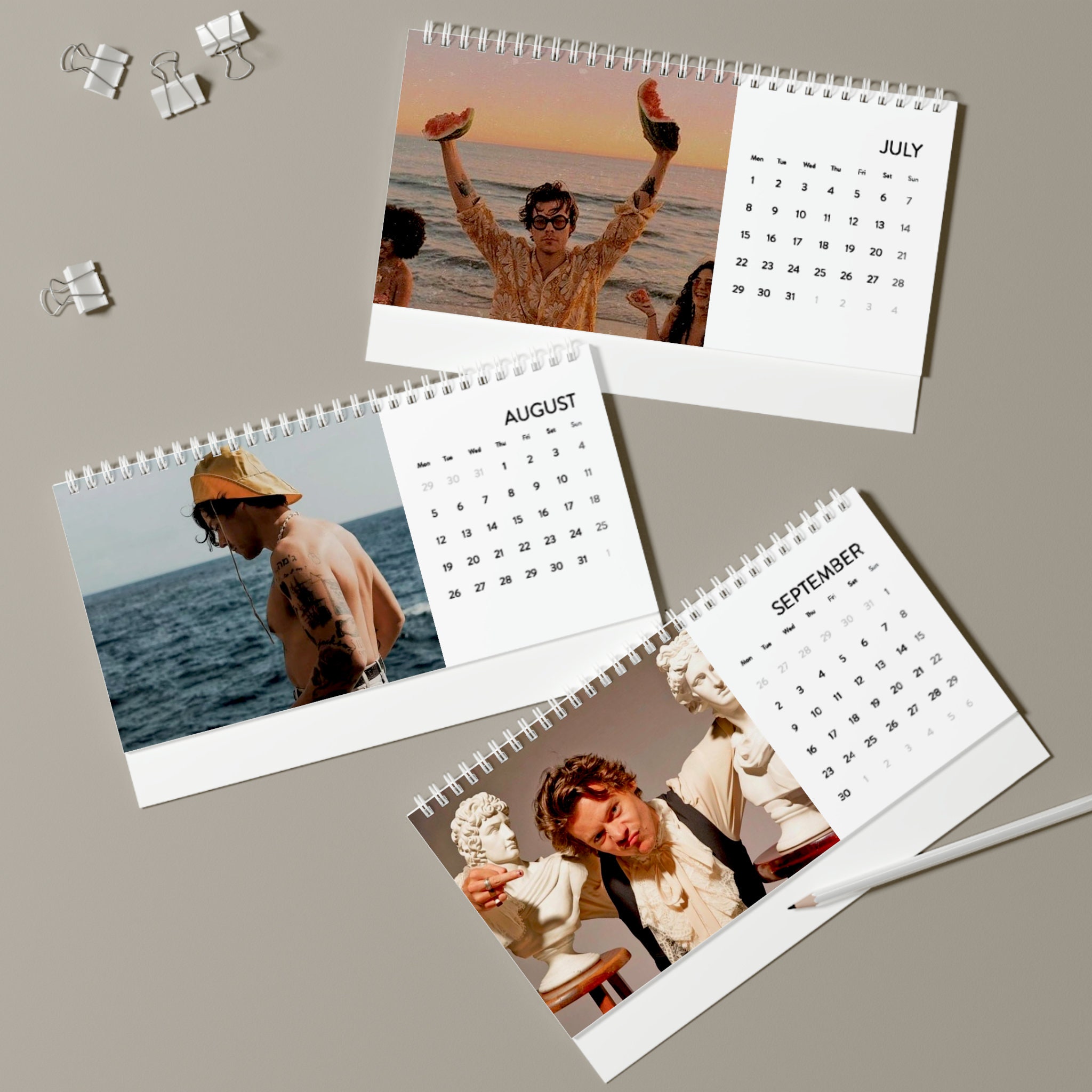 Harry Funny Moments Desk Calendar (2024 Grid) sold by Hally World-Class ...