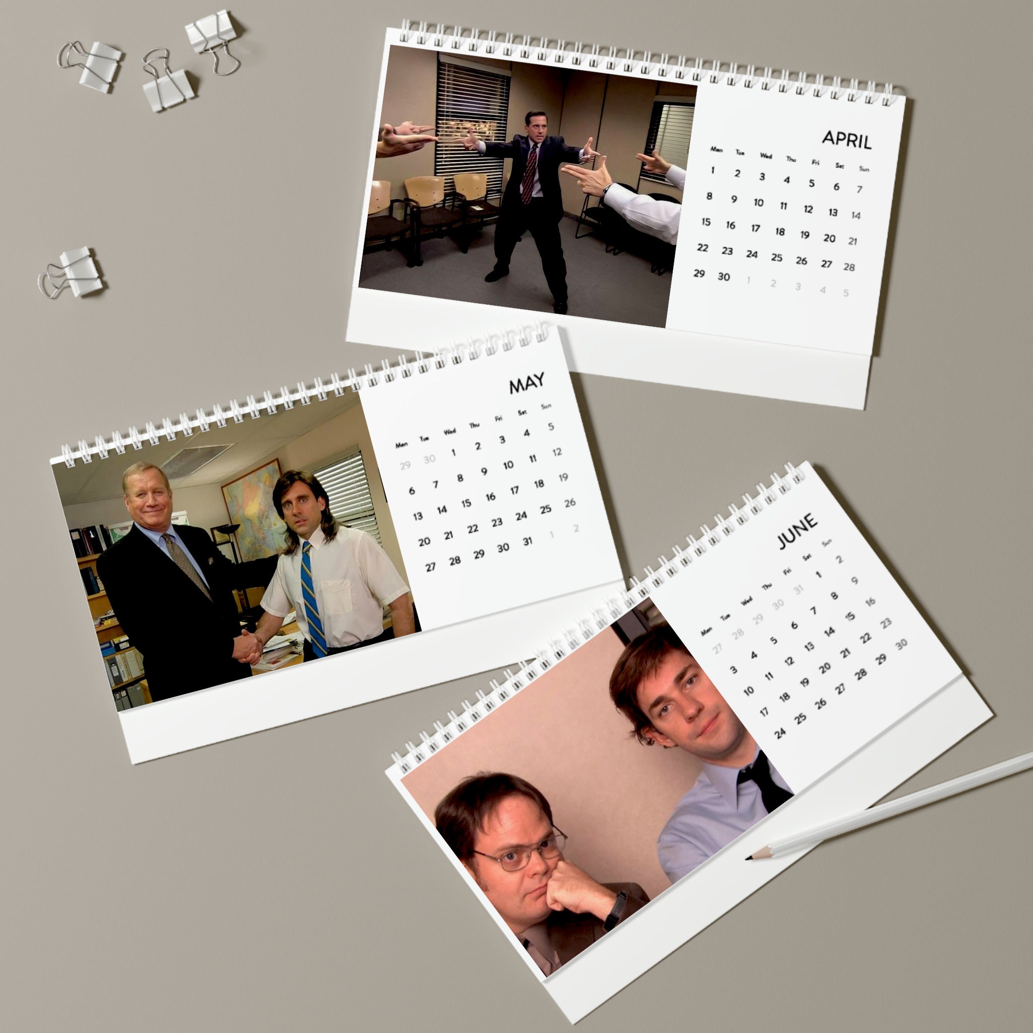 The Office TV Show - Funny Moments Desk Calendar (2024 Grid) sold by ...