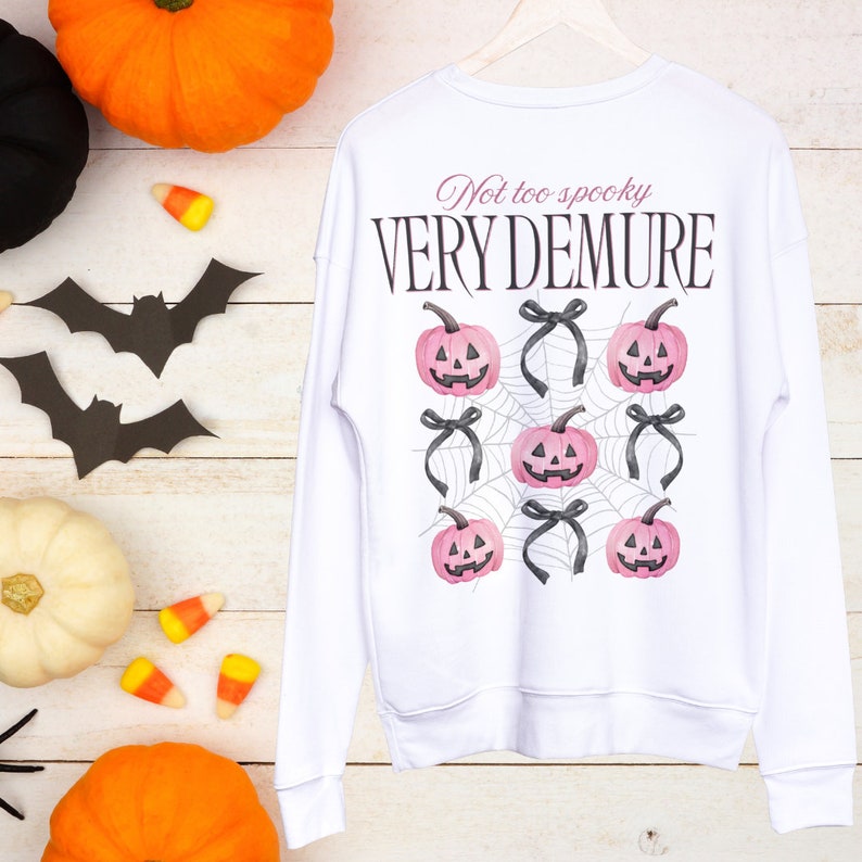 Elegant Halloween Design Demure PNG File for Sophisticated Fall ...