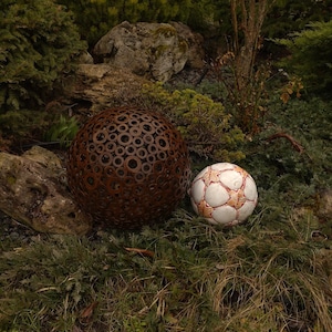Great Orb of Cosmic Harmony Big 14 Handcrafted Rusty Metal Sphere for ...