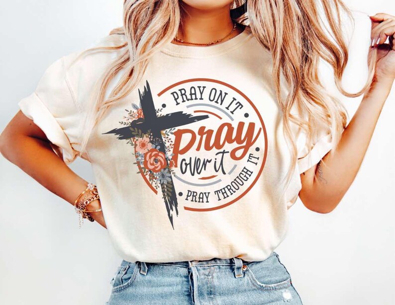 DTF Transfer Ready to Press Pray on It - Etsy