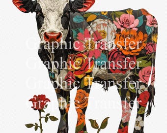DTF Transfer Ready to Press Highland Cow - Etsy