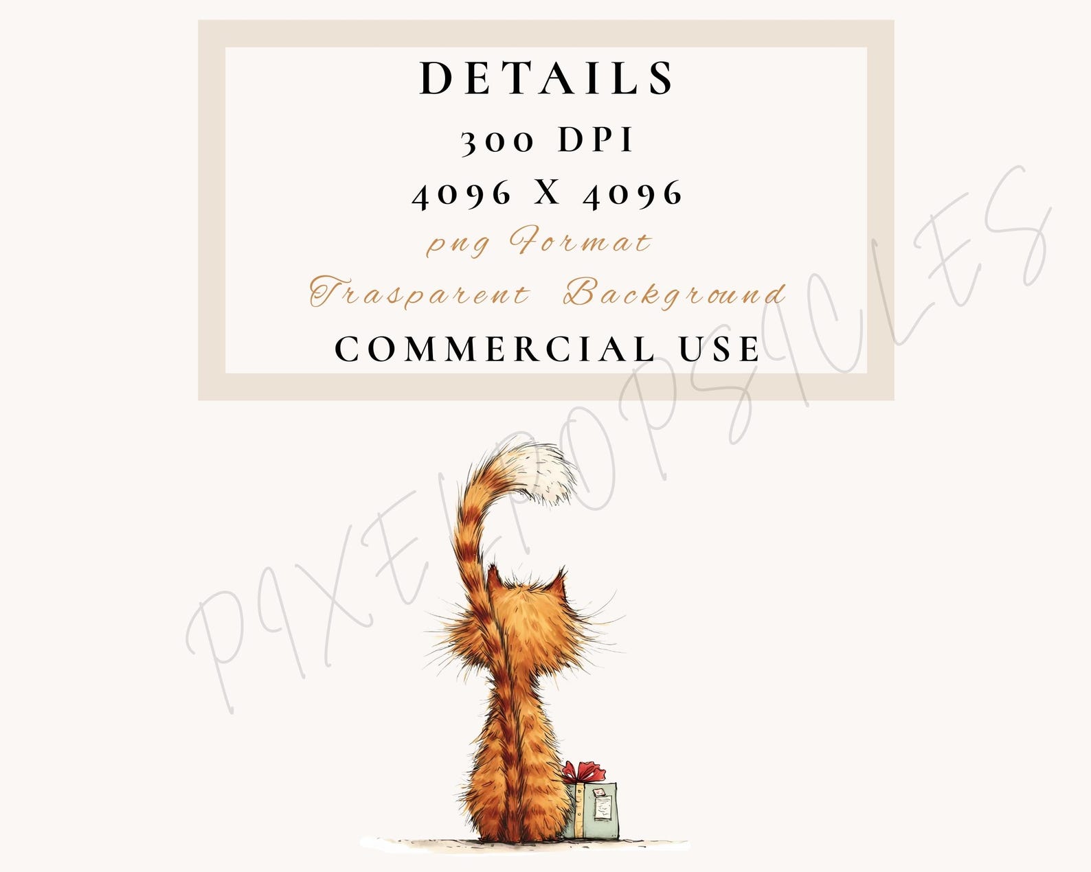 20 Cats From Behind PNG Clipart | Watercolor Back View Cats ...