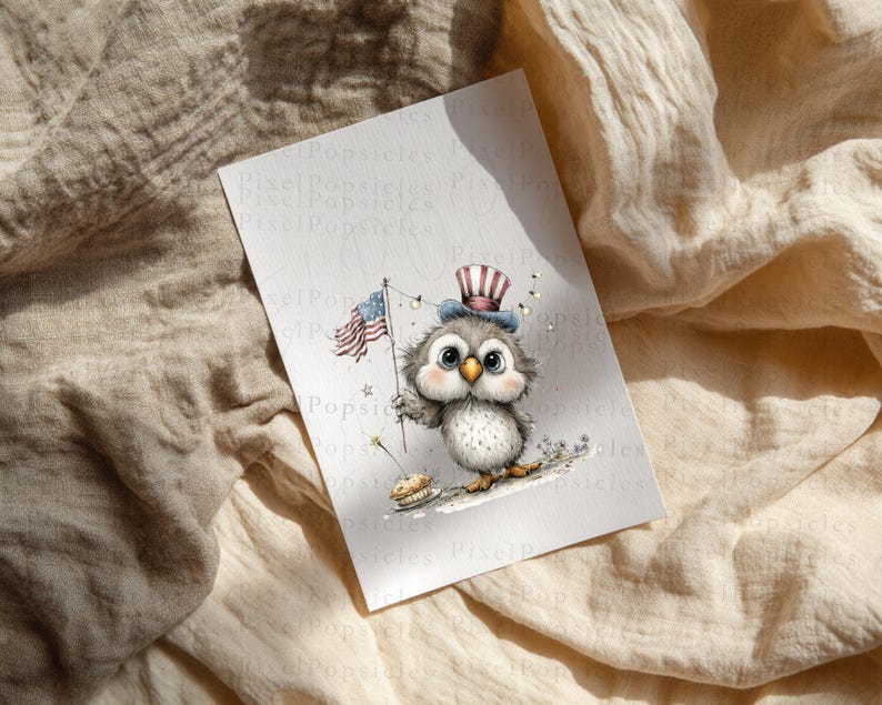Patriotic Dog Mouse Clipart Bundle, Funny Independence Day Graphics ...