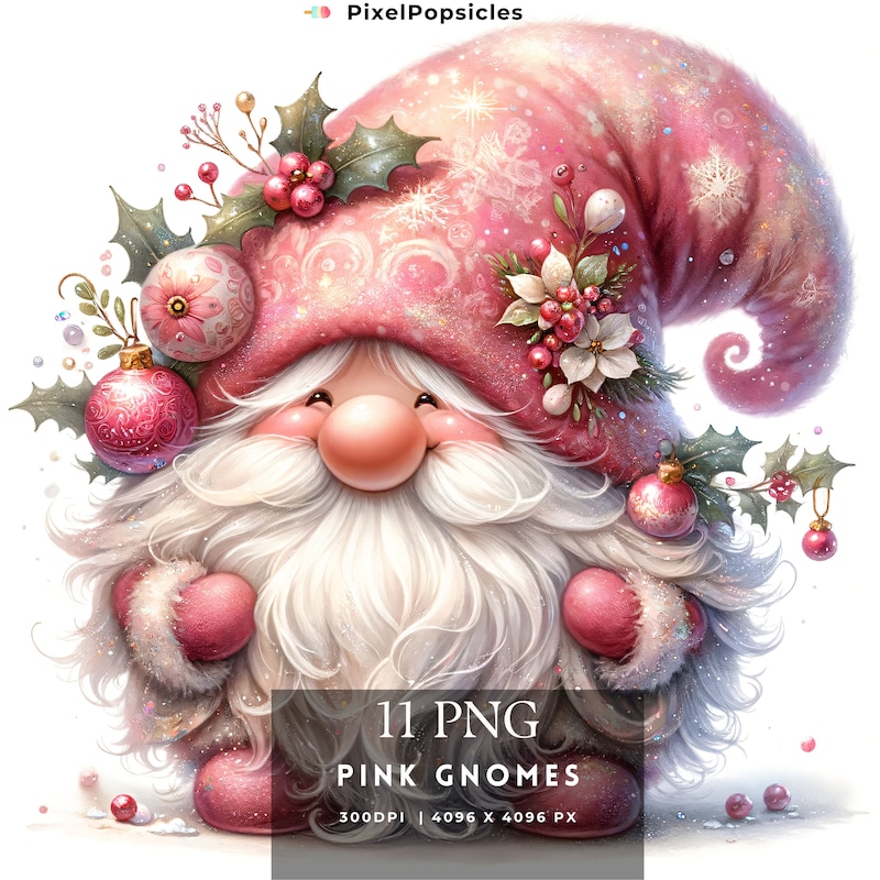 Pink Gnome - Etsy