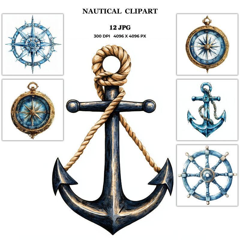 Anchor and Helm - Etsy