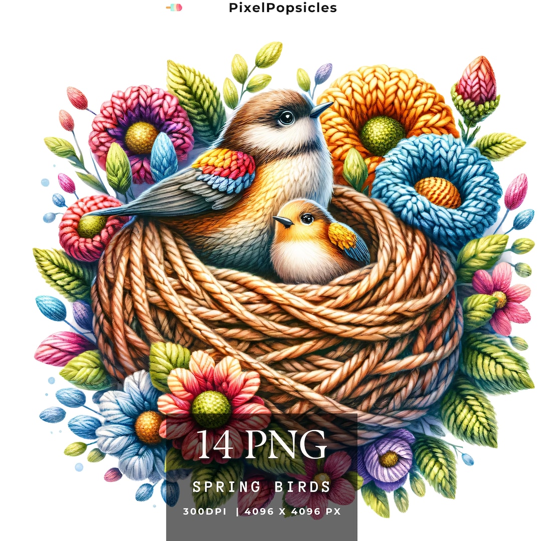 14 Cute Spring Birds Png, Cute Birds Clipart Png, Scrapbooking, Card ...