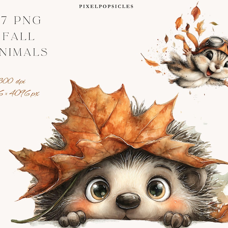 Cute Fall Clipart - Etsy