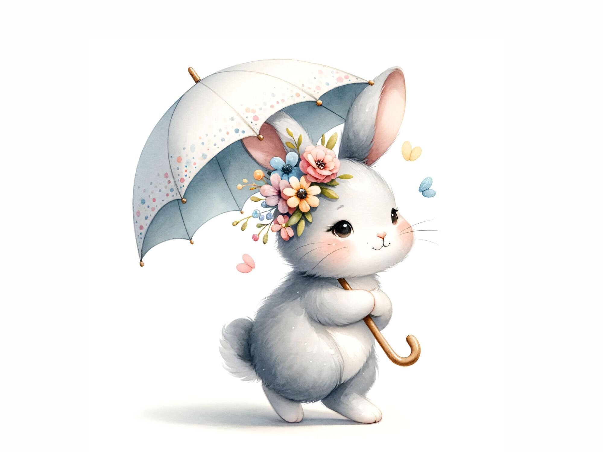 14 Cute Bunniesjpg Sweet Bunnies Spring Floral Bouquets Nursery Decor ...