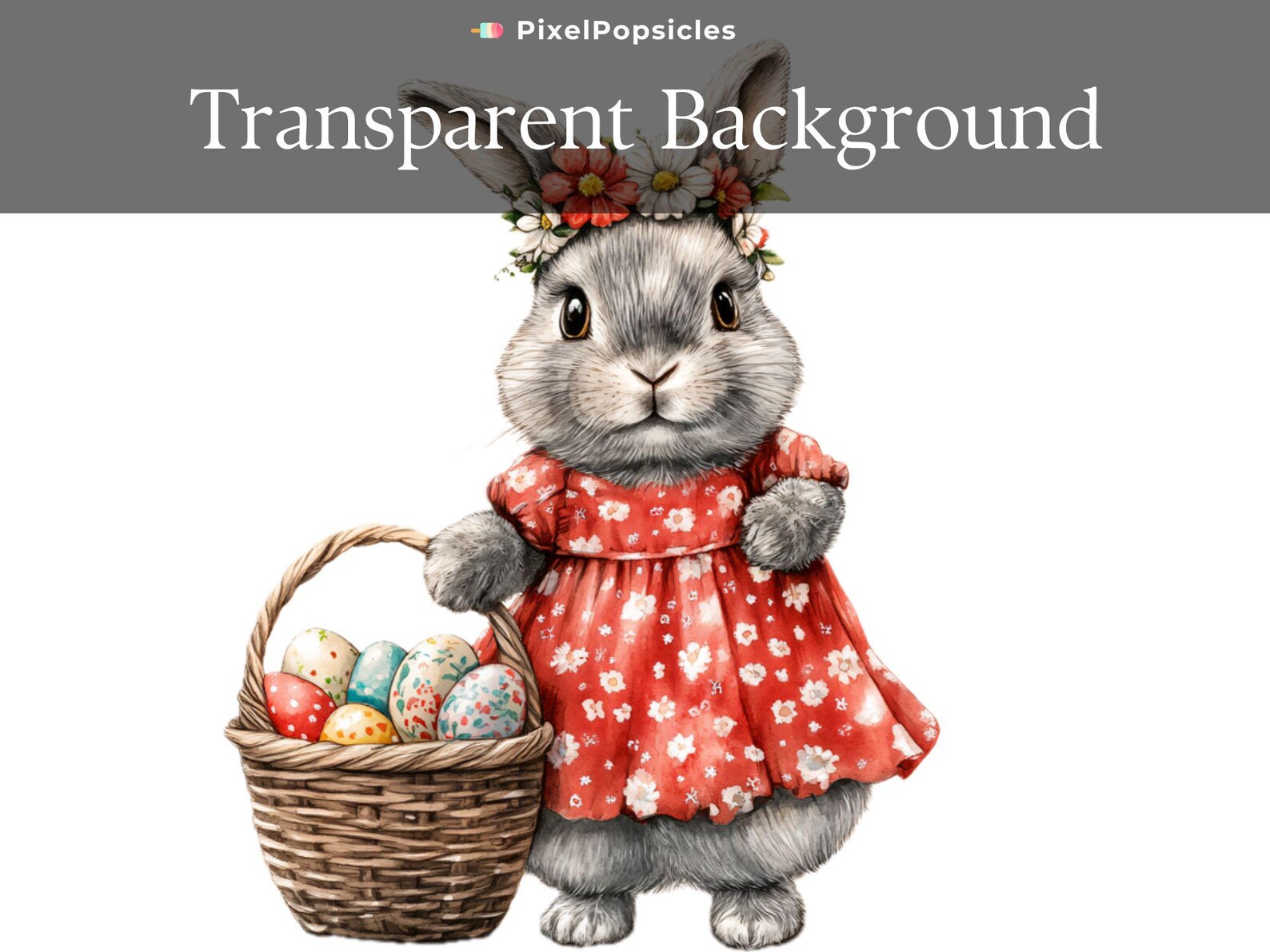 Watercolor Easter Bunny Clipart: Pastel Bunnies PNG (digital Download ...