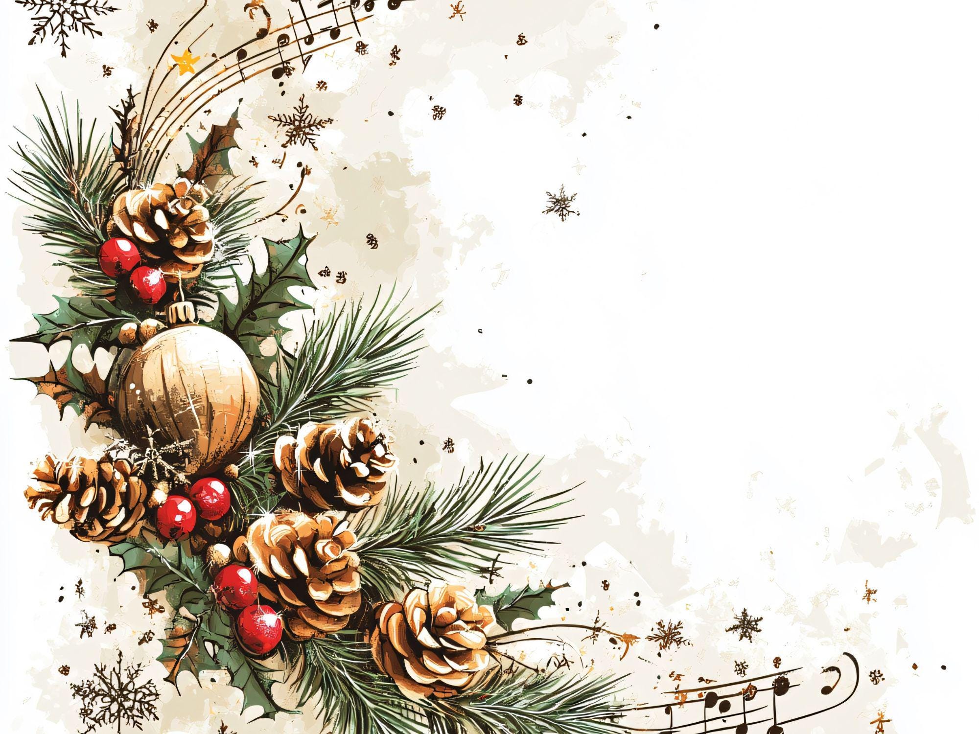 Christmas Junk Journal Digital Papers, Winter Backgrounds for ...