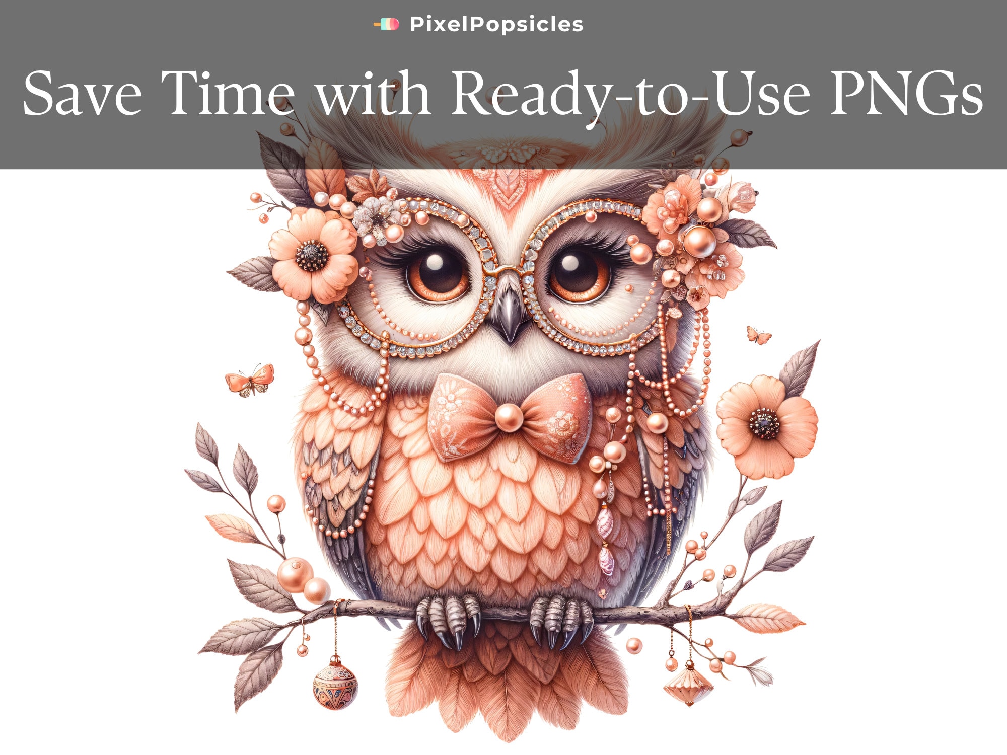 11 Cute Owl Clip Art, Baby Bird , Cute PNG Girl Glasses, Kids Shirt ...