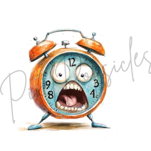 10 Funny Clock Face Big Png File, Clock Face Template Vector Printable Clipart, Clock Face Png ...