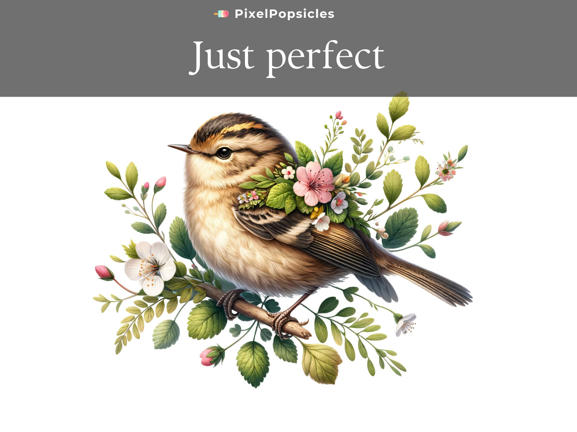 12 Cute Spring Birds Png, Cute Birds Clipart Png, Scrapbooking, Card ...
