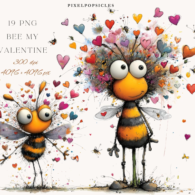 Bee My Valentine - Etsy