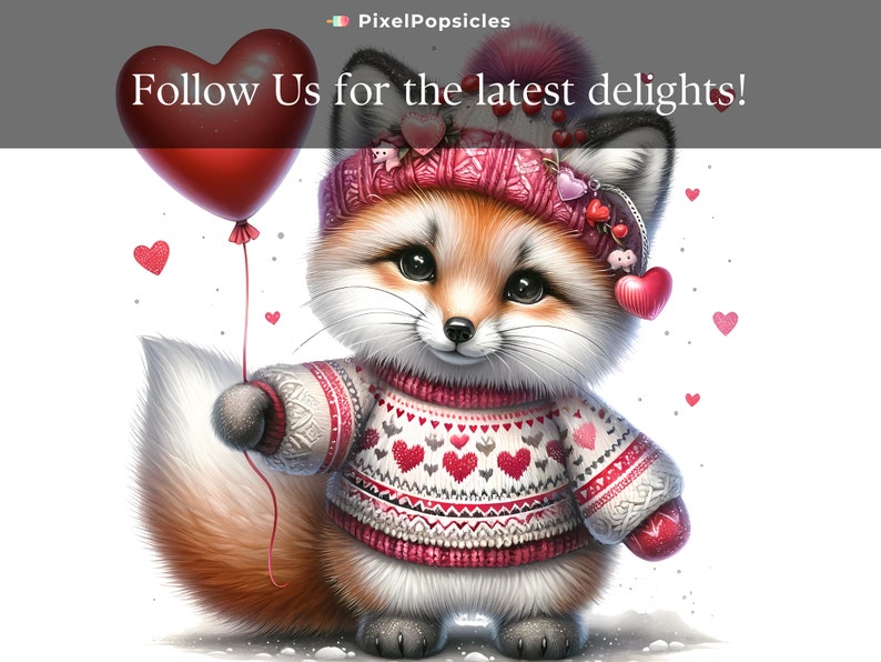 10 Valentines Watercolor Clipart PNG Bundle , Cute Valentines Day ...