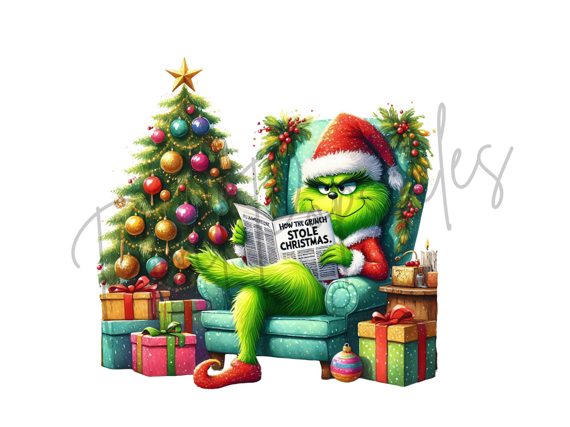 Christmas Grouchy Character PNG Clipart: Holiday Download - Etsy