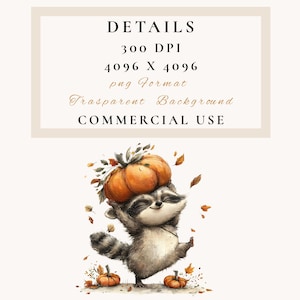 Autumn Woodland Animals Clipart Bundle: Fall Forest PNG Images (digital ...