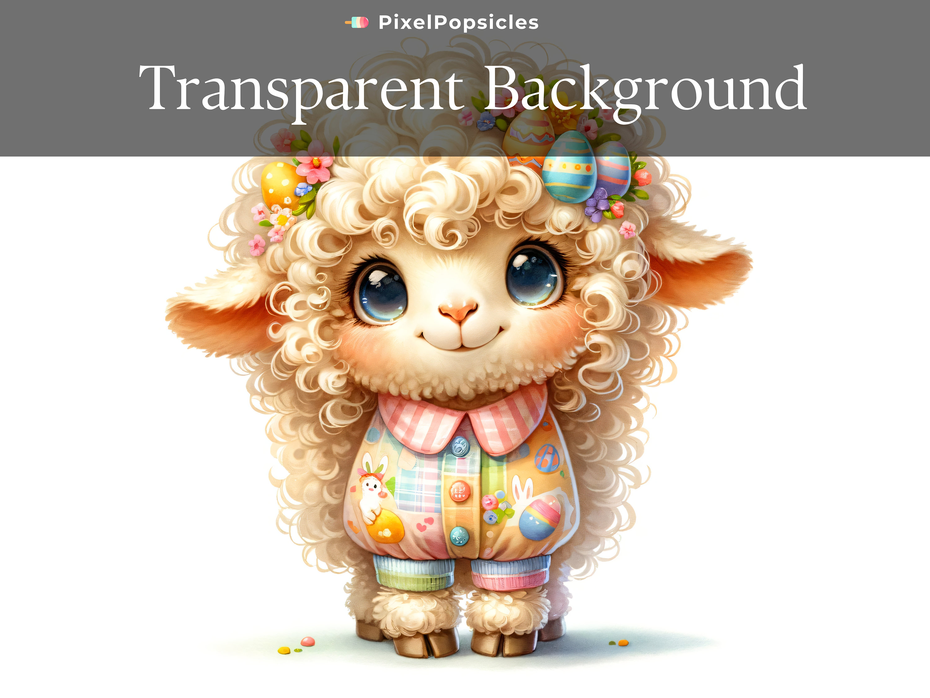 11 Cute Easter Sheep Png, Easter Lamb Clipart Png, Scrapbooking, Card ...