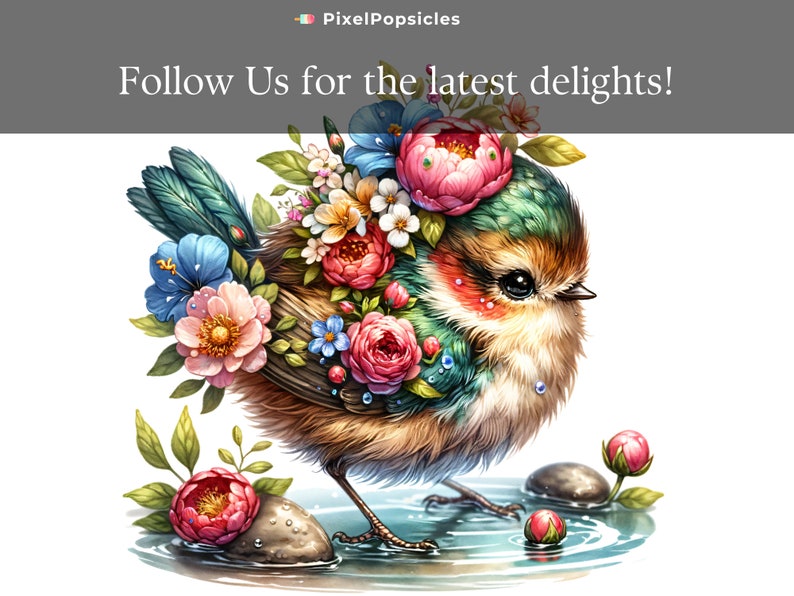 12 Cute Spring Birds Png, Cute Birds Clipart Png, Scrapbooking, Card ...