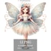 12 Elegant Watercolor Fairy Transparent Clipart Fairy Clip Art Set ...