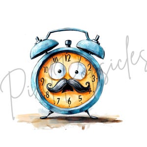 10 Funny Clock Face Big Png File, Clock Face Template Vector Printable ...