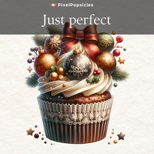 Christmas Sweets Clipart 10 PNG Bundle, Holiday Treats Graphics ...