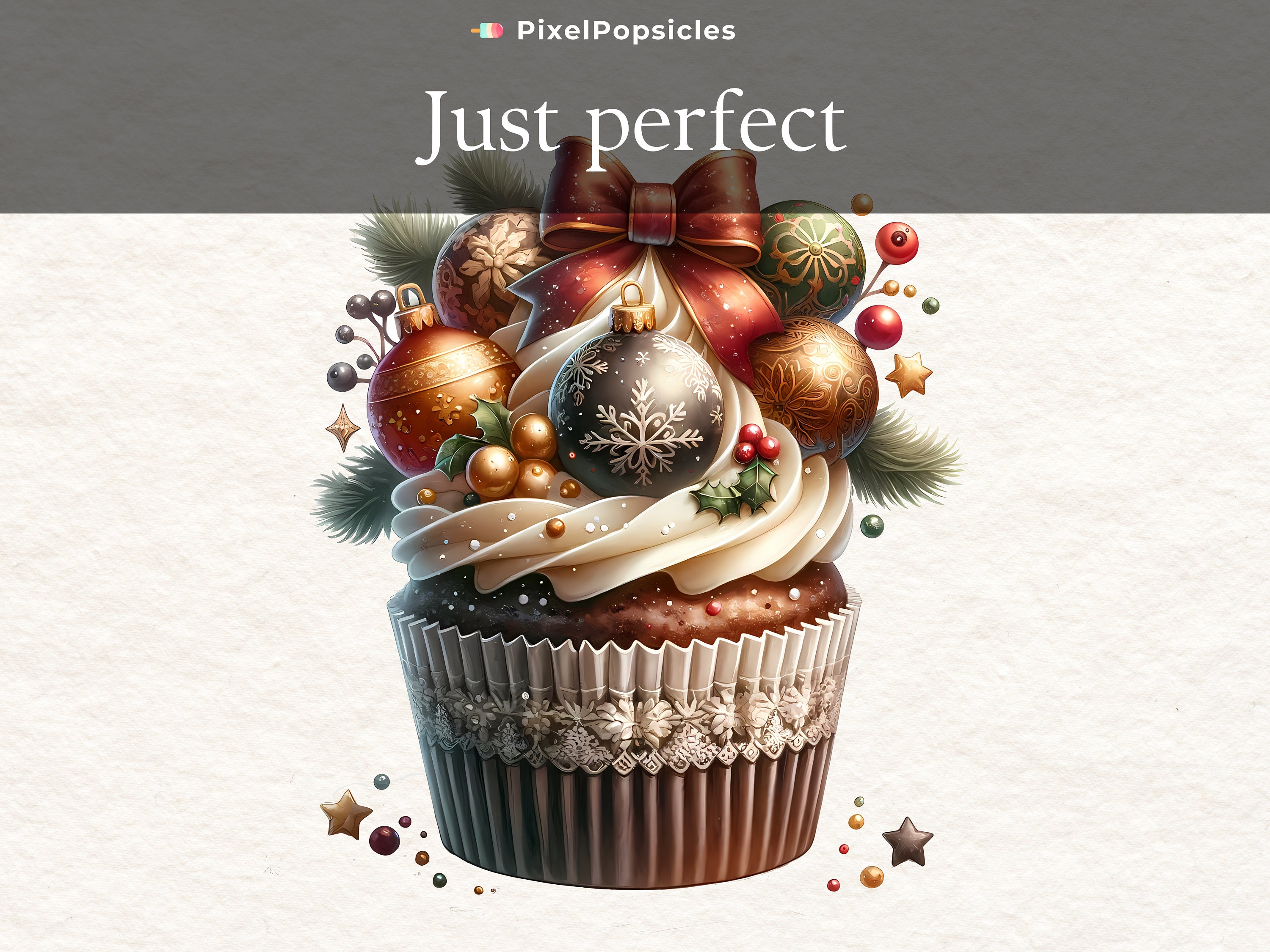 Christmas Sweets Clipart 10 PNG Bundle, Holiday Treats Graphics ...