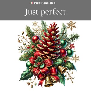 Pine Cones Watercolour Clipart, 10 Transparent PNG 300 Dpi, Christmas ...