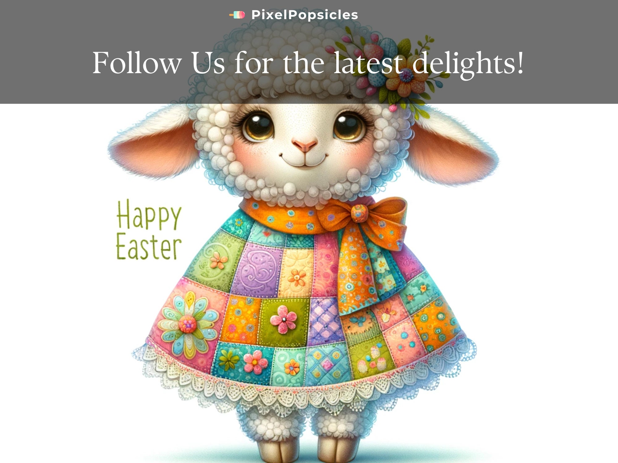 Easter Sheep PNG Clipart, Lamb Graphics, Spring Animal Illustration ...