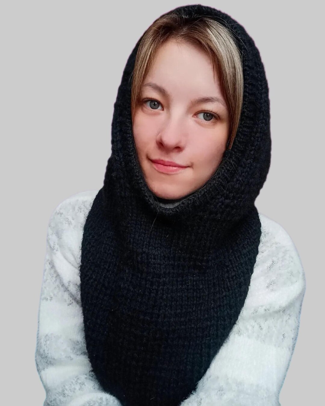 Knitting Pattern Hood - Etsy