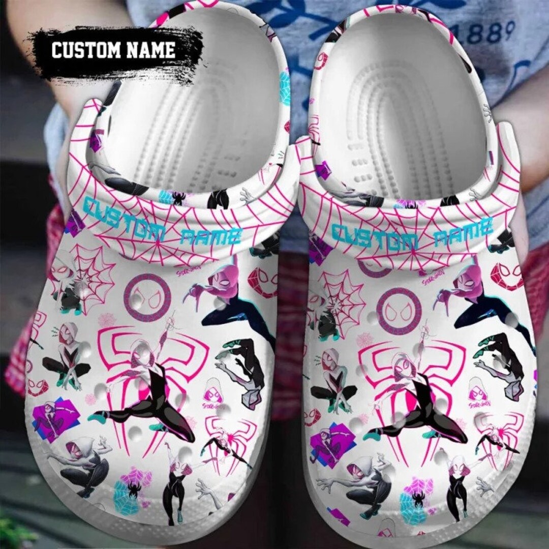 Spider-man Movie Clogs Shoes Spider-man Women Shoes - Etsy