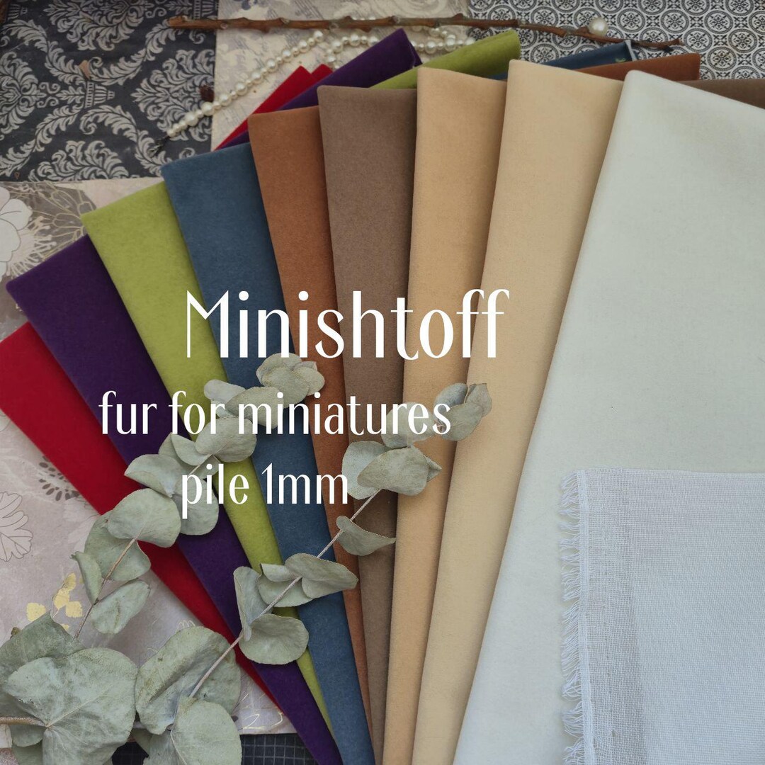 Minishtoff/ Fur for Miniatures/ for Feet, Inner Parts of Ears and ...