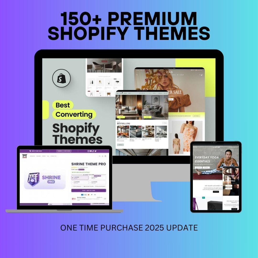 Ultimate Shopify Premium Theme Bundle Shrine Impact Impulse and 150 ...