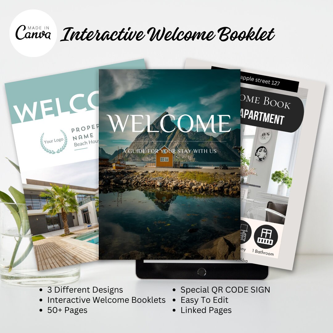 Interactive Welcome Book, Digital Guest Book, Welcome Book Application ...