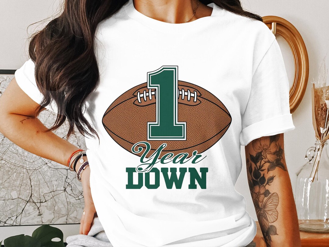 1st Year Down Digital Png Design, 1 Birthday PNG, Football One, First ...