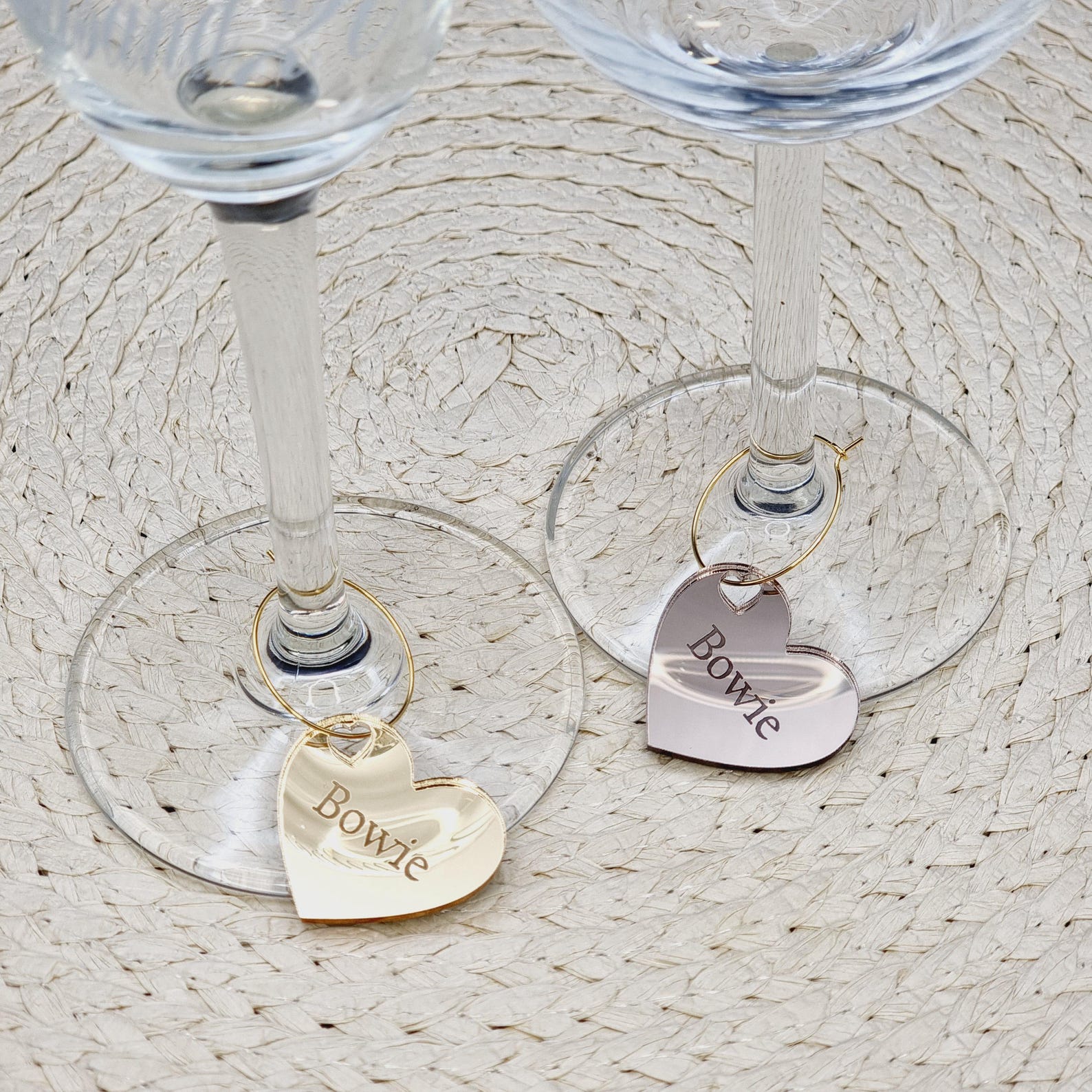 Party Drinks Charms, Personalised Heart Cocktail Charms, Engagement ...