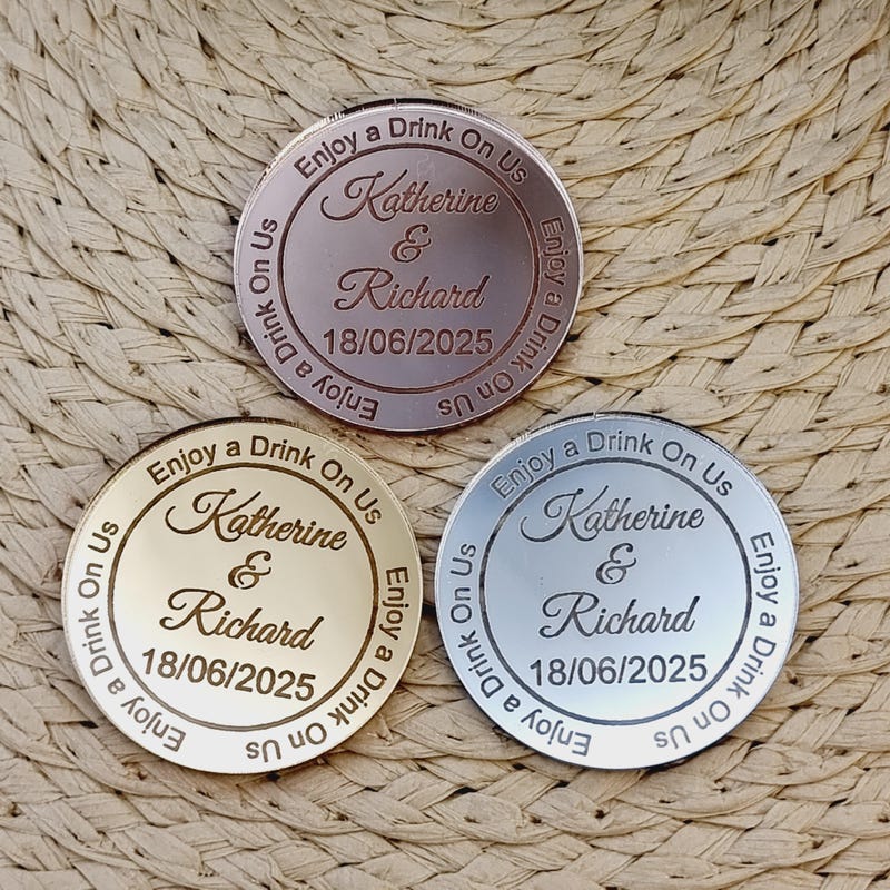 Drink Tokens - Etsy UK