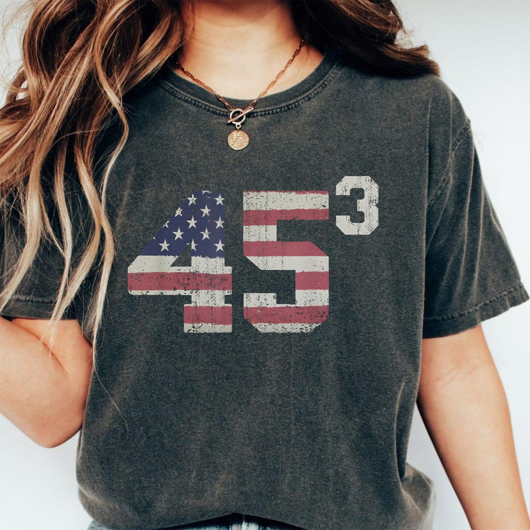 Patriotic USA Numbers Graphic Tee, Vintage American Flag T Shirt ...