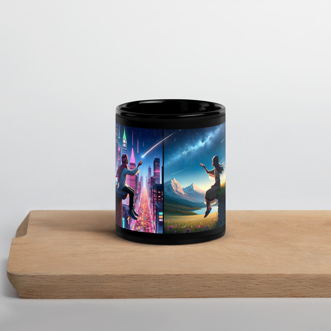 Synchronized Wishes Mug Diverse Culture Connection Black - Etsy