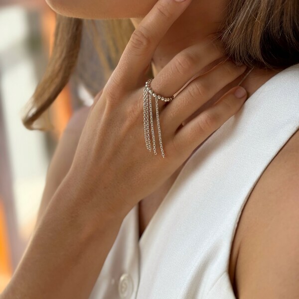 Waterfall Ring - Etsy