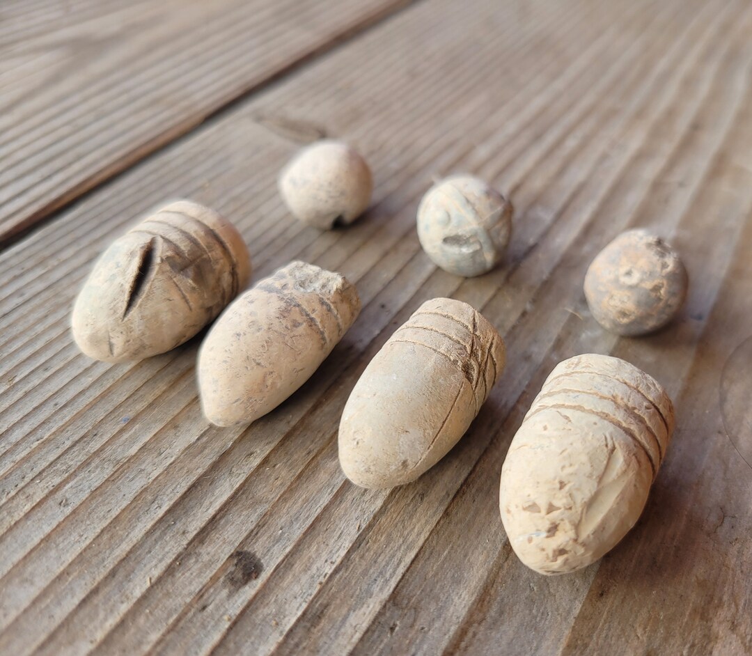 Rare Set of Bullets. Minnie Civil War-era LEAD BULLET. Medieval Lead ...